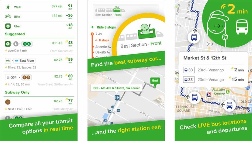 10 meilleures applications Android pour Transports en commun (transit ...