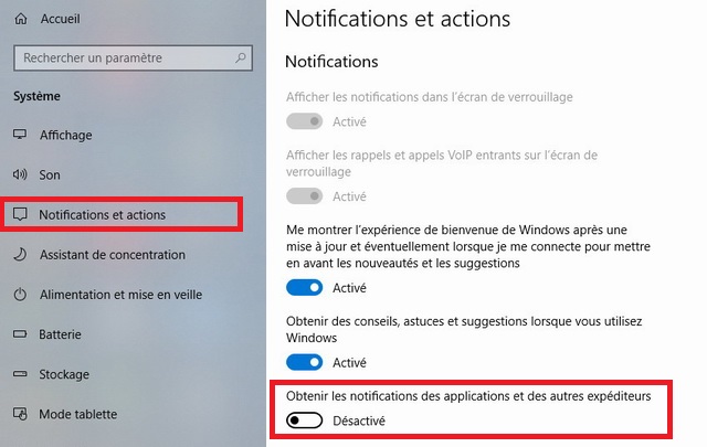 Comment désactiver les notifications sur Windows 10 - Info24Android Comment désactiver les notifications sur Windows 10 - Info24Android