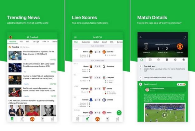 Les meilleures applications de football européen pour iPhone