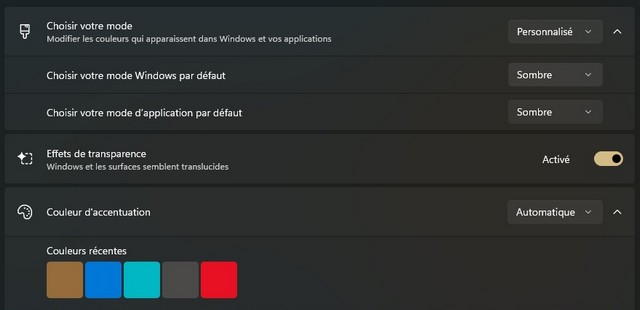 Comment activer le mode sombre sur Windows 11