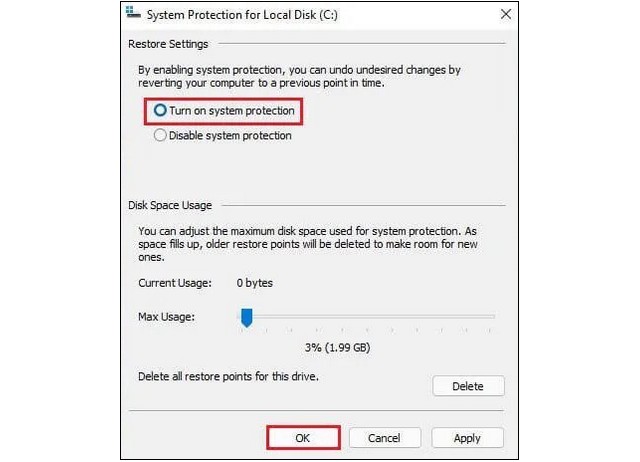 Comment créer un point de restauration sur Windows 11