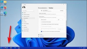 Comment déplacer la barre des tâches de Windows 11 vers la gauche