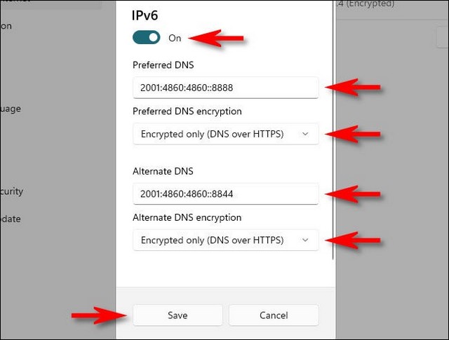 Comment activer DNS over HTTPS (DoH) dans Windows 11