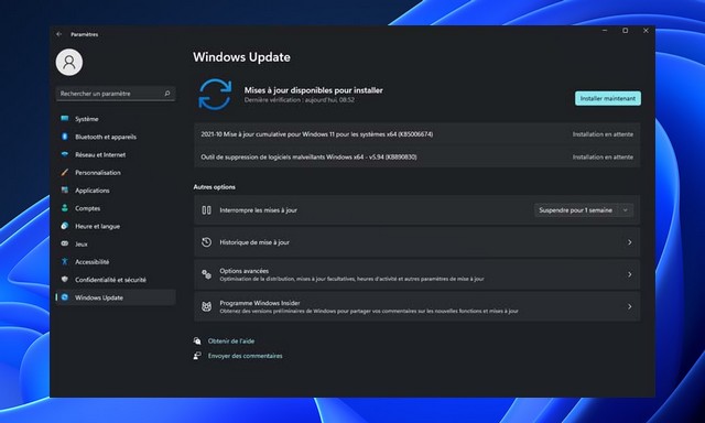 Comment afficher l'historique des mises à jour de Windows 11 Comment afficher l'historique des mises à jour de Windows 11