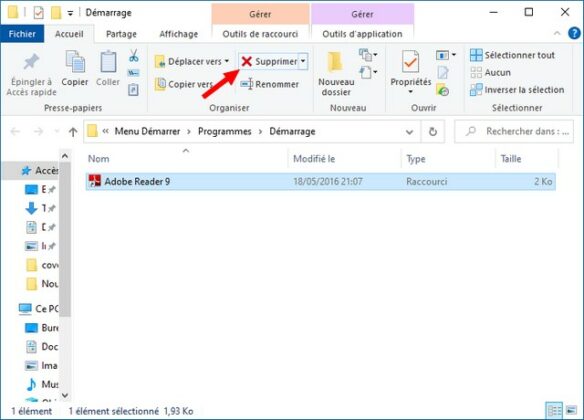 Comment accéder au dossier de démarrage de Windows 10