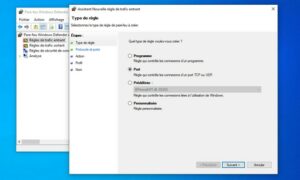 Comment ouvrir un port dans le pare-feu Windows 10