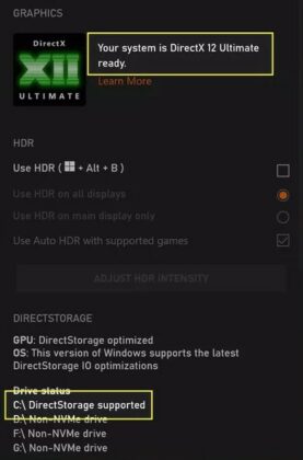 Comment utiliser DirectStorage dans Windows 11 - Info24Android