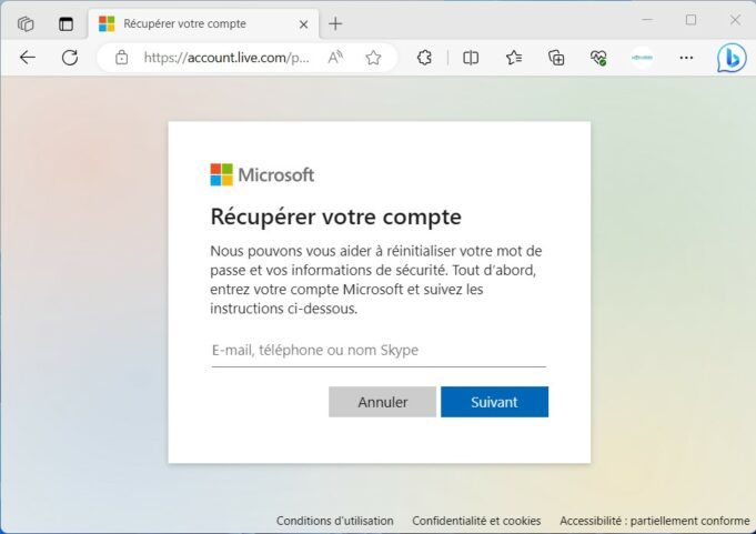 Réinitialiser le mot de passe perdu ou oublié sur Windows 11