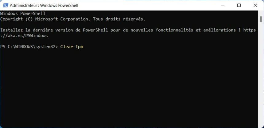 Comment effacer le TPM sur Windows 11/10