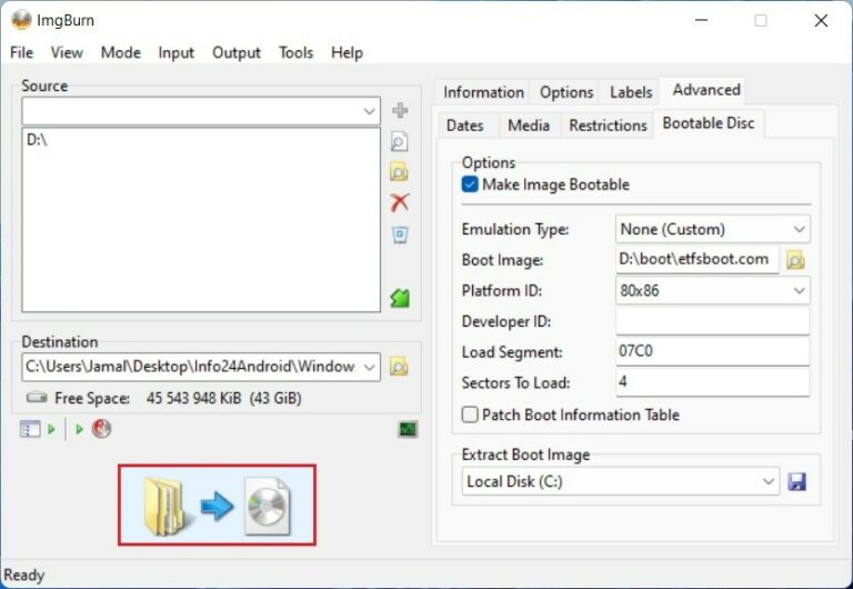 Comment convertir une clé USB bootable en fichier ISO