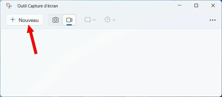 Faire une capture d'écran en vidéo sous Windows 11