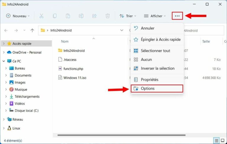 Ajouter des commentaires aux dossiers sous Windows 11