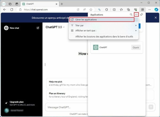 Comment installer ChatGPT sur Windows 10 et 11