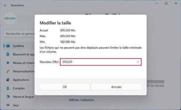 Comment modifier la taille d'une partition sous Windows 11 - Info24Android