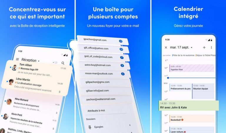 Les meilleures applications de messagerie pour Android - Info24Android