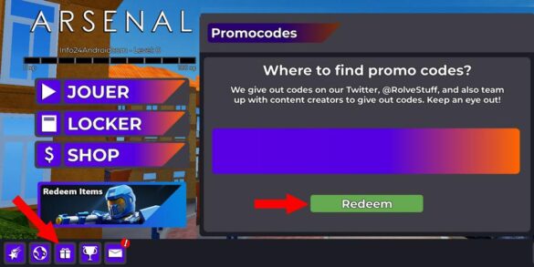 Roblox : Codes Arsenal (Décembre 2025) - Info24Android