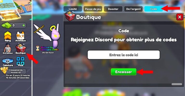 Codes Gym Star Simulator (Décembre 2025) - Info24Android