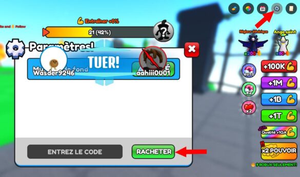 Codes Brainrot Fighting (Janvier 2026) - Info24Android